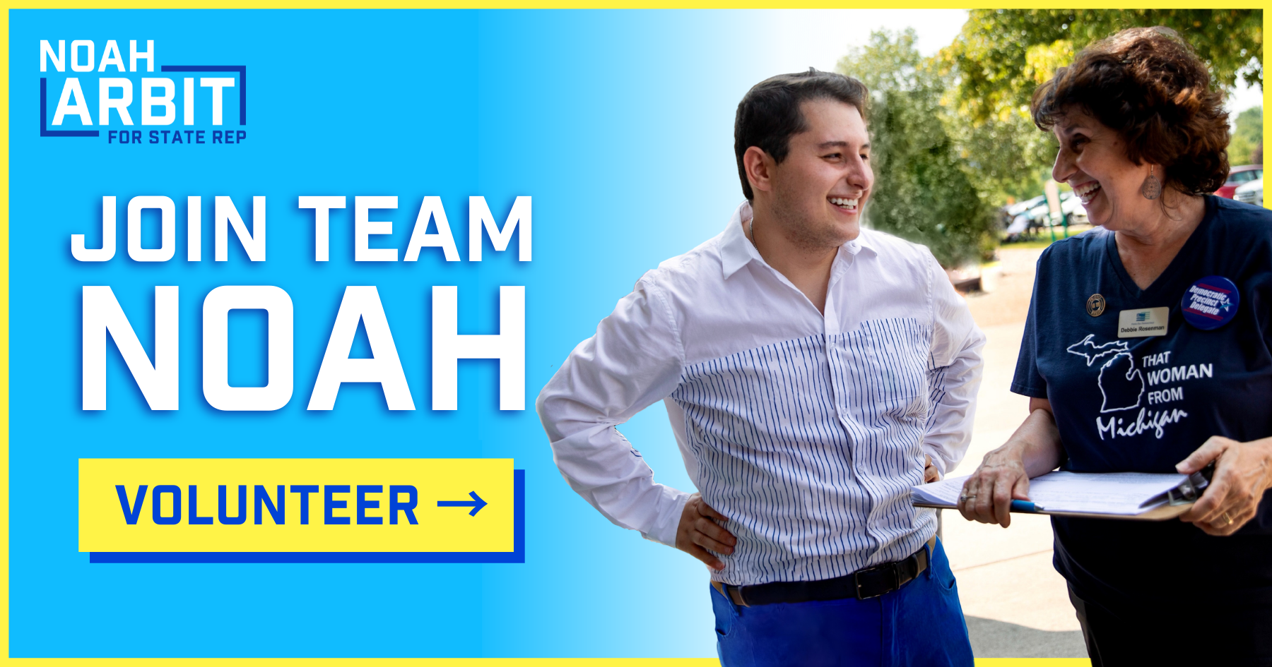 Sign Up - Noah Arbit for State Representative